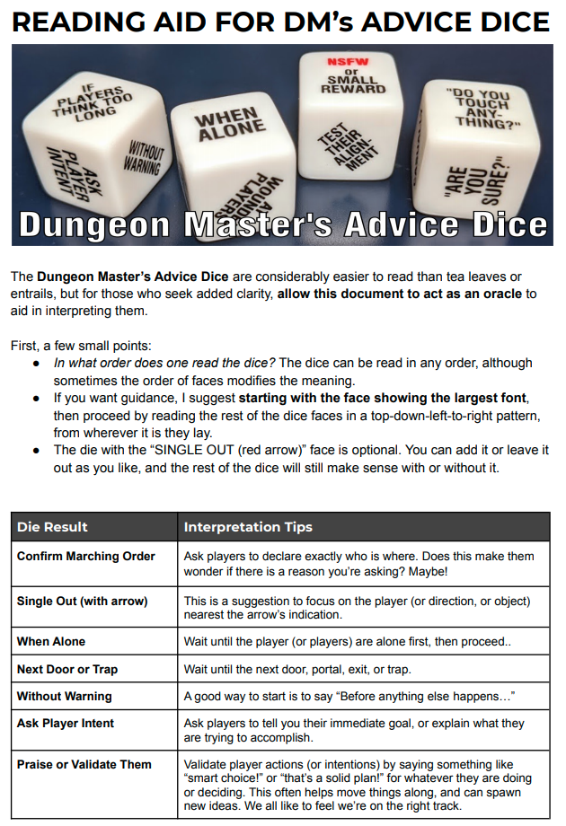 Tick Tock Token - special gaming supplies